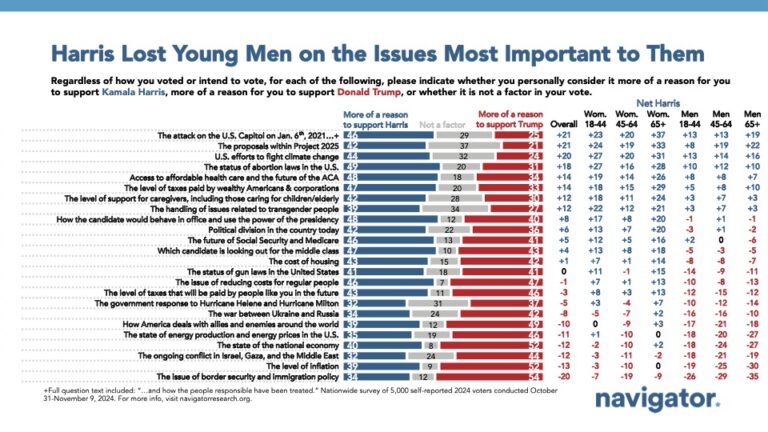 2024 Post-Election Survey: Gender and Age Analysis of 2024 Election Results
